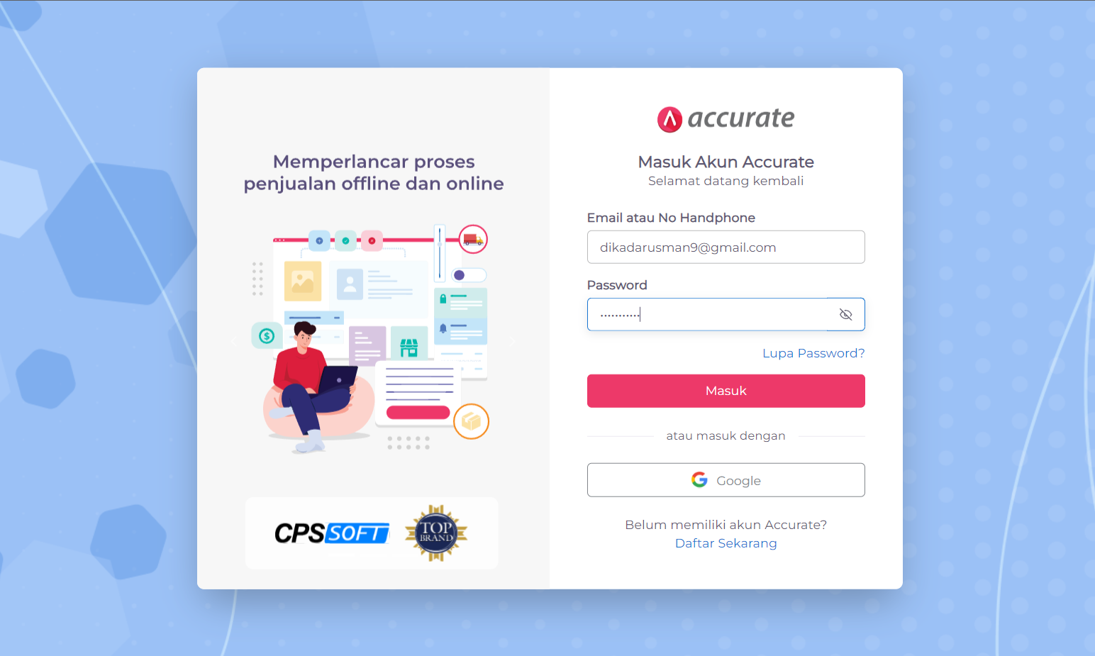 2 Cara Login Accurate Online - akuntansisoftware.co.id