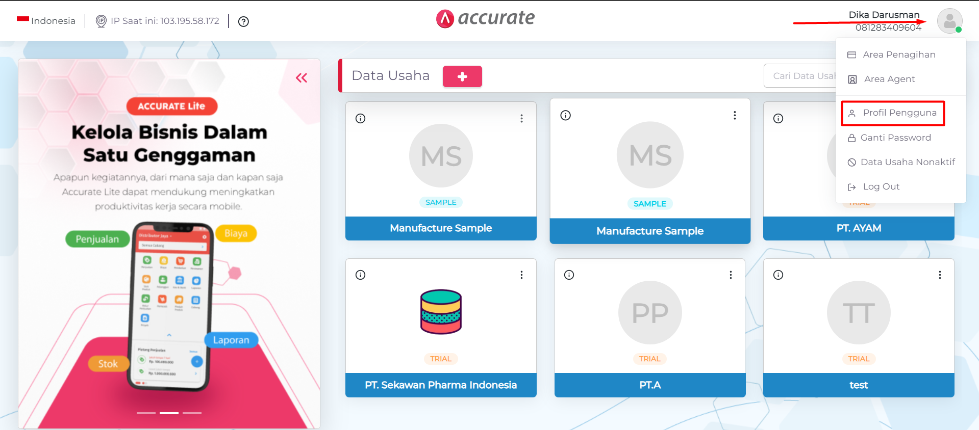 Profile Pengguna Accurate Online 2024 - akuntansisoftware.co.id