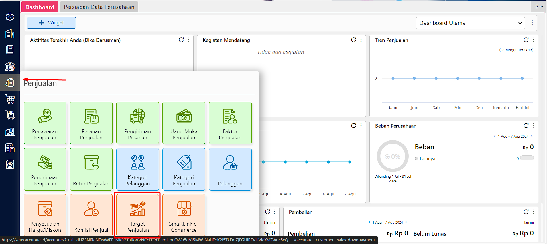 Membuat Target Penjualan Barang di Accurate Online - akuntansisoftware ...